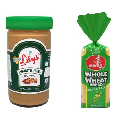 Marby Whole Wheat Bread 600g + Lily's Peanut Butter Glass 296g Bundle ...