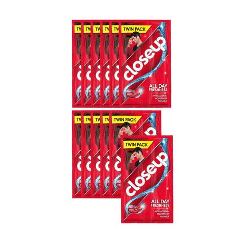 Close Up Anti-Bacterial Toothpaste Red Hot 20g 11+1 Free delivery in ...