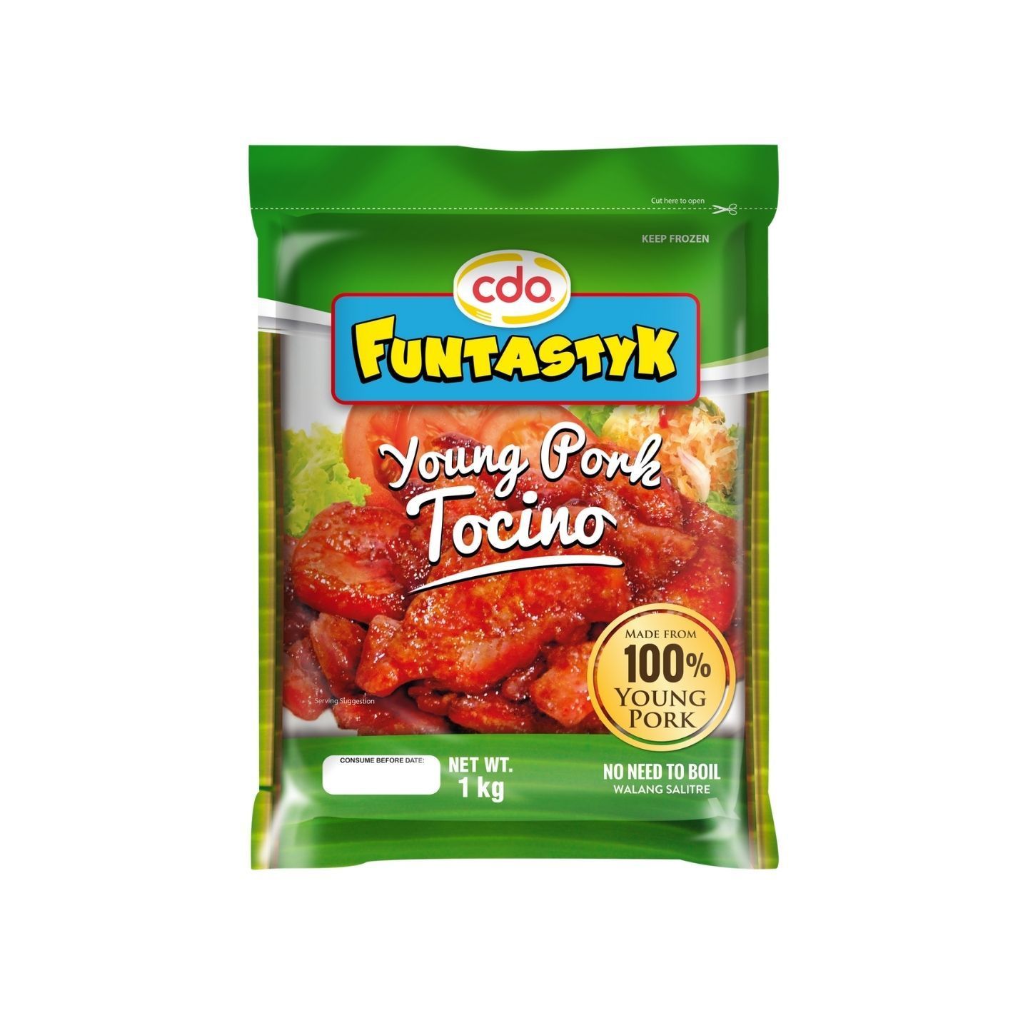 Funtastyk Young Pork Tocino 1KG delivery in the Philippines | foodpanda