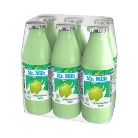 Mr. Milk Green Apple Yoghurt Flavored Milk Drink for Kids 80mL x6 ...