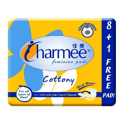 Charmee for All Types of Flow Sanitary Napkin 9 Pieces delivery in the ...