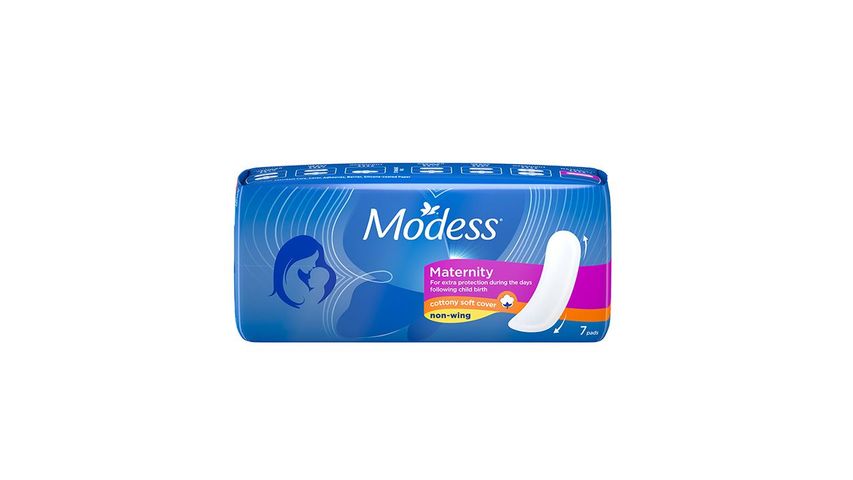 Modess Maternity Cottony Soft With Wings Sanitary Napkin 7 Pieces ...