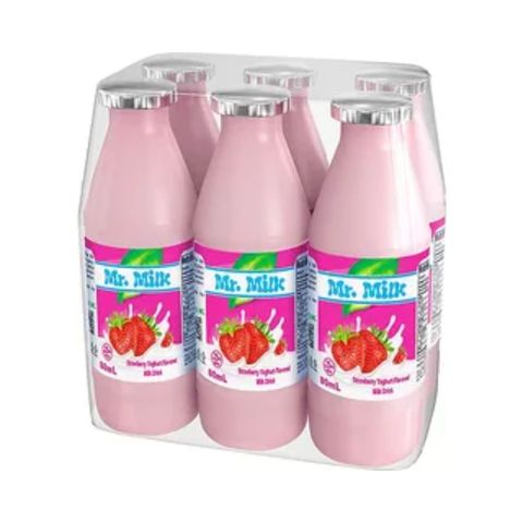 Mr. Milk Strawberry Yoghurt Flavored Milk Drink for Kids 80mL x6 delivery in the Philippines ...