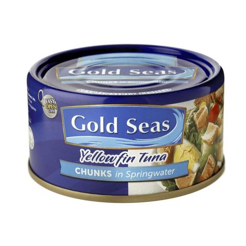 Gold Seas Yellowfin Tuna Chunks in Springwater 185g delivery in the ...