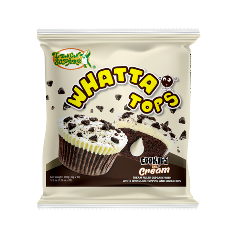 Lemon Square Whatta Tops Cookies and Cream 10 x 35g delivery in the ...