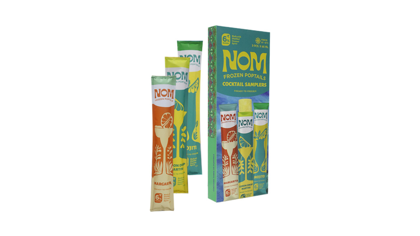 NOM Frozen Poptails Cocktail Samplers 3 x 65ml delivery in the ...