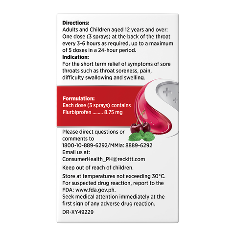 Strepsils Max Pro Direct Spray Sore Throat Solution 15ml delivery in ...