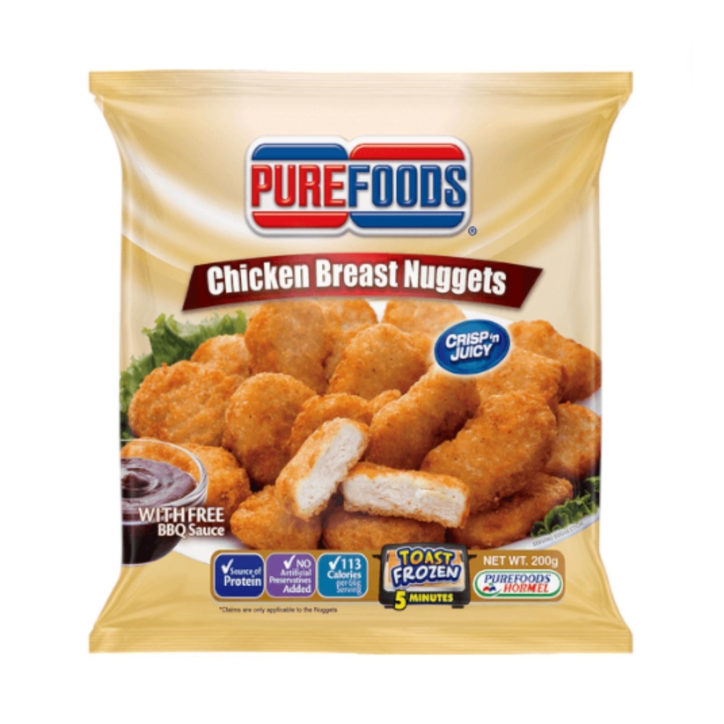 Purefoods Chicken Breast Nuggets 200g delivery in the Philippines ...