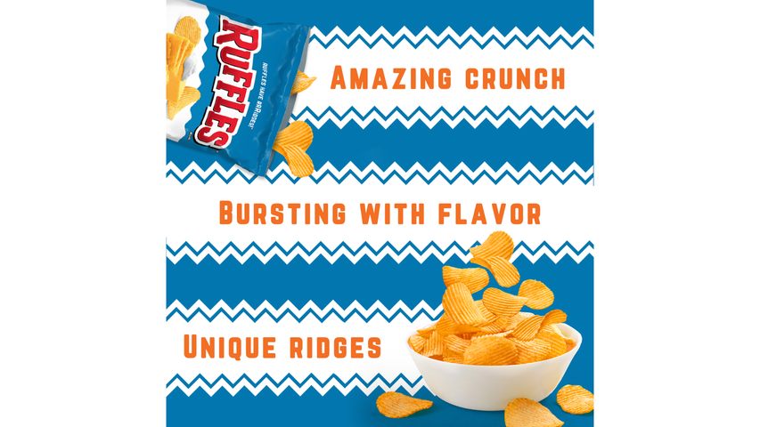 Ruffles Cheddar & Sour Cream 50g delivery in the Philippines | foodpanda