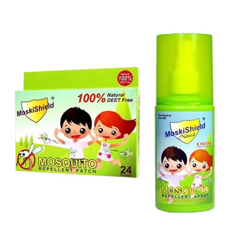 Moskishield Mosquito Patch 24 Pieces + Moskishield Mosquito Spray ...