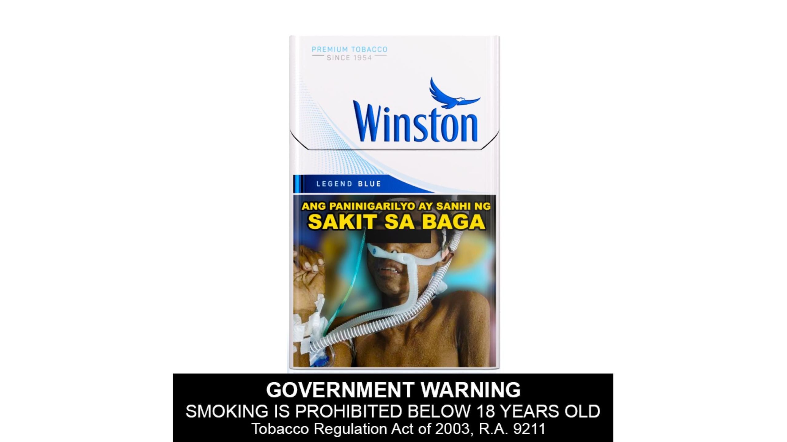 Winston Blue - 20 sticks delivery in the Philippines | foodpanda