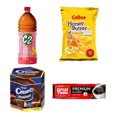 Cream-O Premium 12 x 40g + Jack 'n Jill Calbee Honey Butter Flavor ...