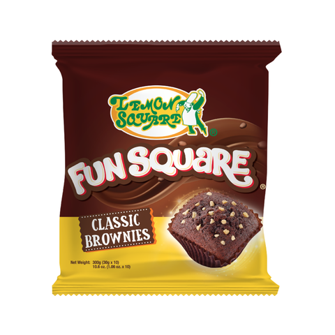 Lemon Square Fun Square Classic Brownies 10 x 30g delivery in the Philippines | foodpanda