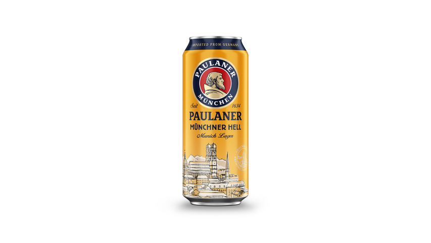 Paulaner Munchner Hell Can 500ml delivery in the Philippines | foodpanda