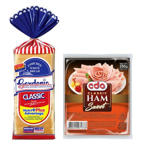 Gardenia White Bread & CDO Classic Ham Sweet delivery in the ...