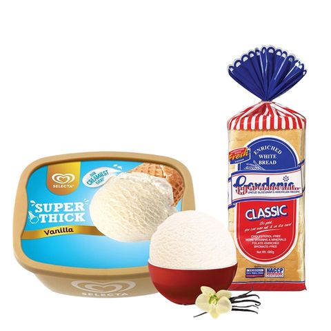 Selecta Vanilla Ice Cream and Gardenia White Bread Combo delivery in ...