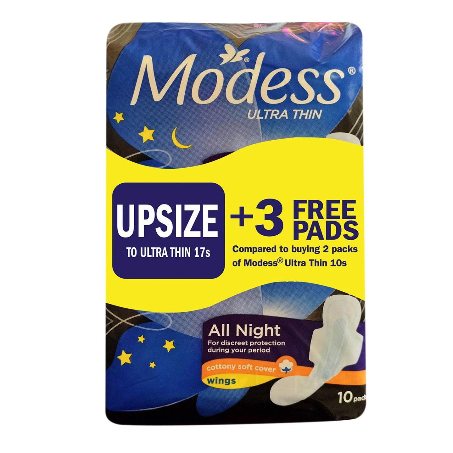 Modess Ultra Thin All Night Napkin 20 Pieces delivery in the ...