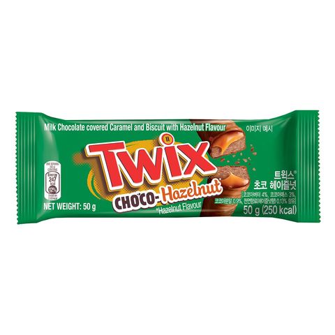 Twix Hazelnut Chocolate Bar 50g delivery near you in Singapore | foodpanda