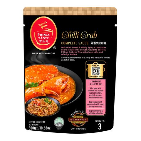 Prima Taste Chilli Crab Complete Sauce 300g delivery near you in ...