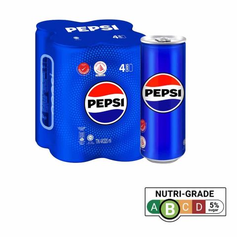 Pepsi Cans 4 x 320ml delivery near you in Singapore | foodpanda