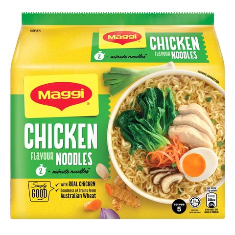 Maggi 2-Minute Chicken Instant Noodles (5 Pieces) 77g delivery near you ...