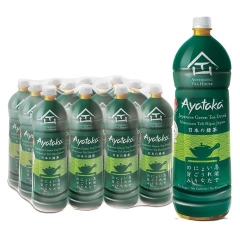 Authentic Tea House Ayataka No Sugar Japanese Green Tea 12 x 1.5L ...