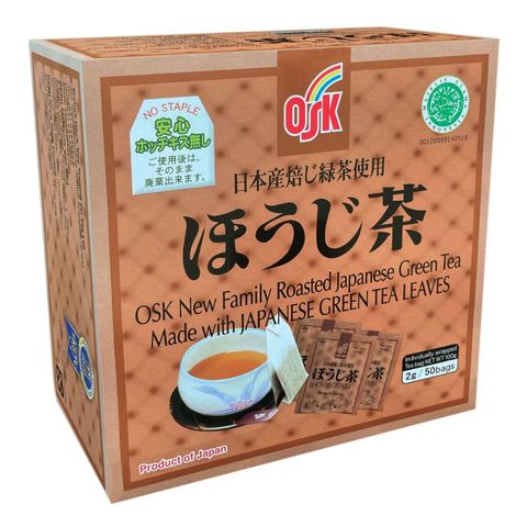 OSK New Family Roasted Japanese Green Tea (50 Sachets) 100g delivery near you in Singapore ...