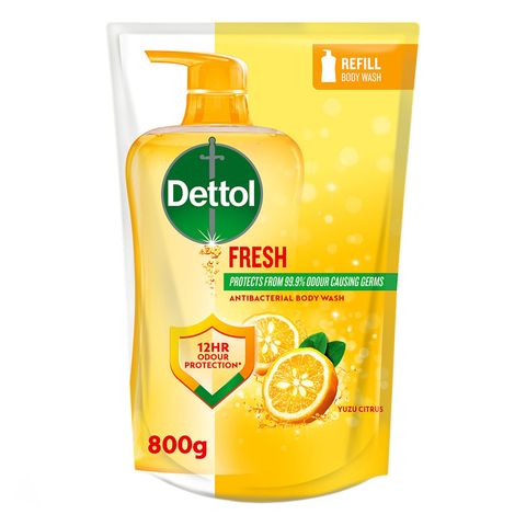 Dettol Fresh Antibacterial Body Wash Long Lasting Odour Protection ...