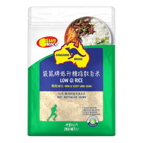 Kangaroo Low GI Rice 2kg delivery near you in Singapore | foodpanda