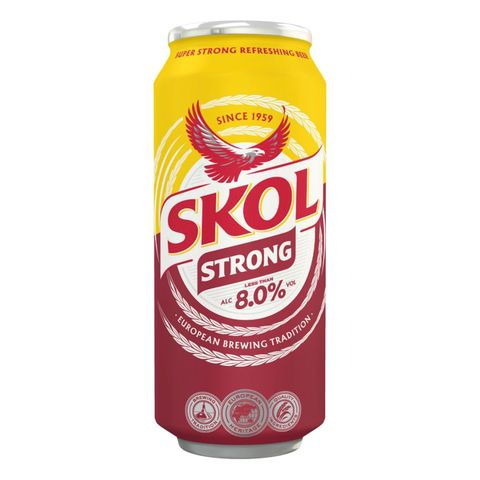 Skol Strong Beer Can 490ml delivery near you in Singapore | foodpanda
