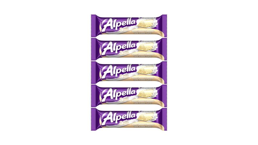 5'li Ülker Alpella 3Gen Beyaz Gofret Paketi - yemeksepeti.com