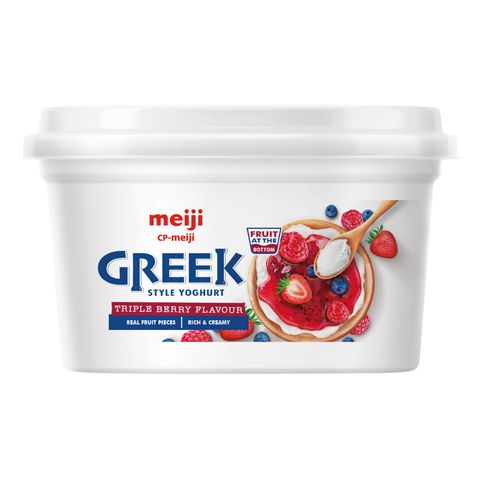 Meiji Greek Style Yoghurt Triple Berry Flavour 500g delivery near you in Singapore | foodpanda