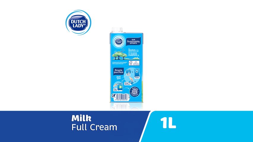 Dutch Lady Full Cream UHT Milk 1L delivery near you in Singapore ...