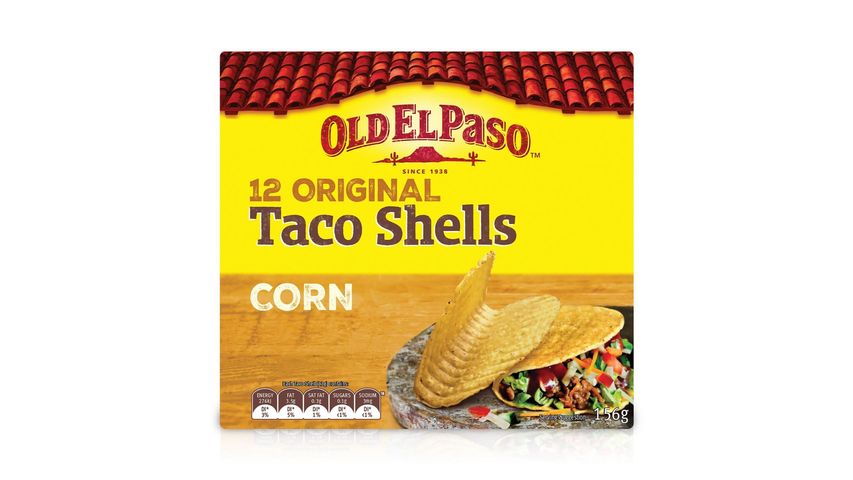 Old El Paso Taco Shells 156g delivery near you in Singapore | foodpanda