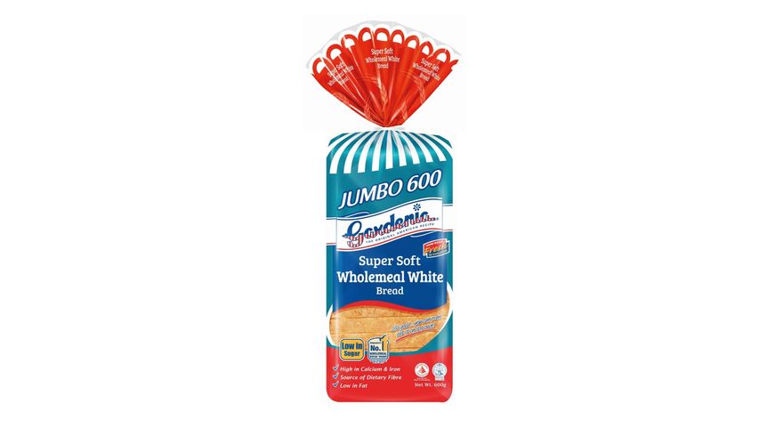 Gardenia Super Soft Wholemeal White Bread Jumbo 600g delivery near you ...