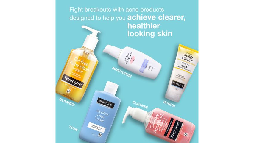 Neutrogena Oil-Free Acne Wash Facial Cleanser 175ml delivery near you ...
