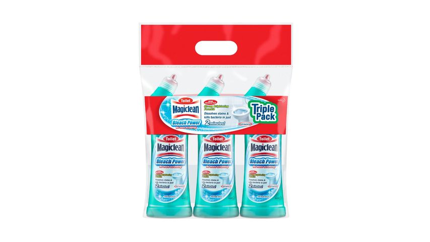 Magiclean Bleach Power Toilet Cleaner Triple Pack 3 x 500ml delivery ...