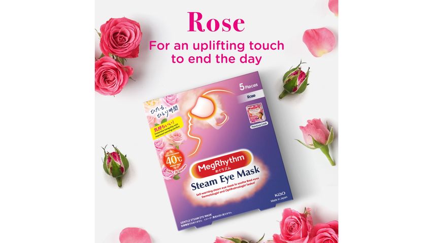 MegRhythm Steam Eye Mask Rose 5s delivery near you in Singapore | foodpanda