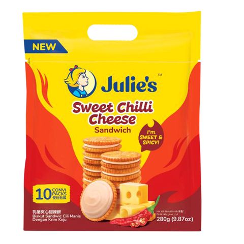 Julie's Sweet Chilli Cheese Sandwich Biscuits 280g delivery near you in ...