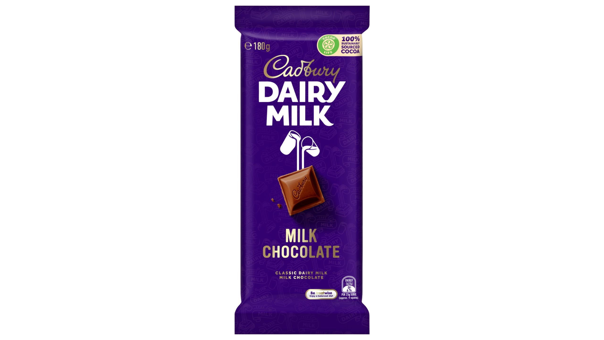 Cadbury Dairy Milk Block Chocolate Bar 180g delivery near you in ...