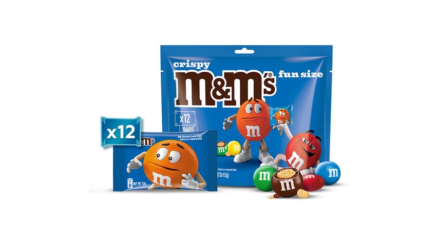 M&M’s Crispy Funsize Chocolate 144g delivery near you in Singapore ...