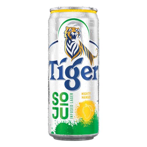 (Sample) Tiger Soju Infused Lager Mighty Mango Can 320ml delivery near ...