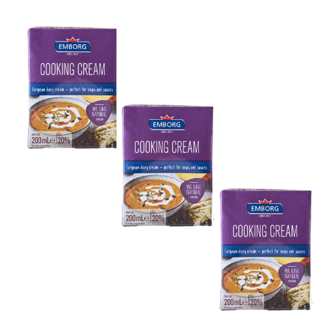 Emborg Cooking Cream 3s x 200ml delivery near you in Singapore | foodpanda
