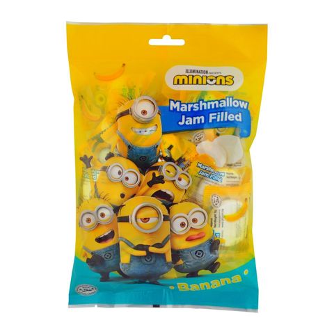 Nvl Minions Marshmallow Banana Jam Filled (Assorted) 90g delivery near ...