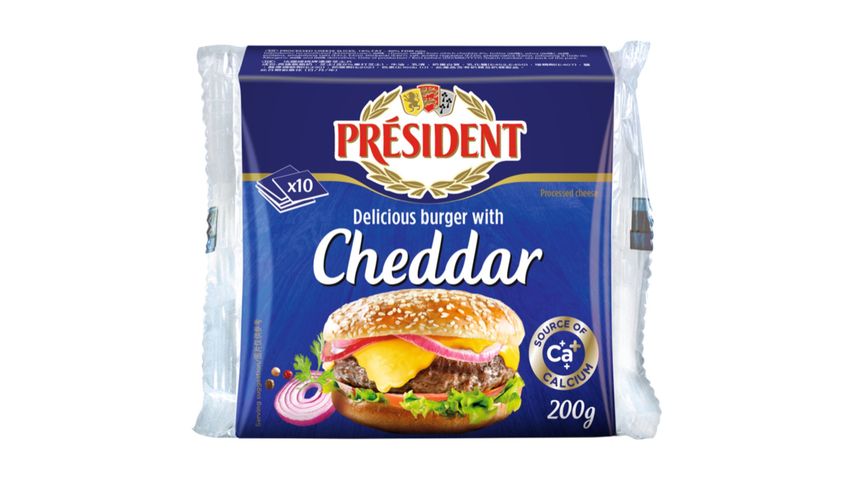 President Brand Burger Sliced Cheese 200 g delivery near you in ...