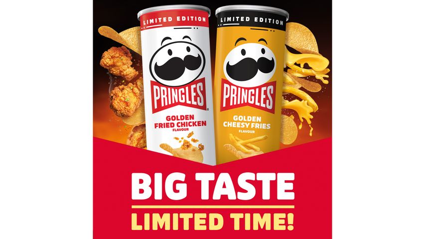 Pringles Golden Cheesy Fries Potato Chips 102g delivery near you in ...