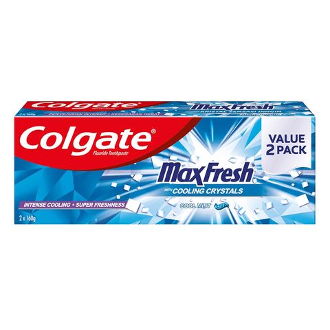Colgate Toothpaste - Max Fresh Cool Mint 160g x 2 delivery near you in ...
