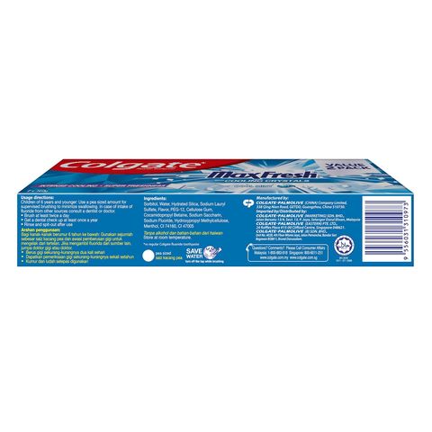 Colgate Toothpaste - Max Fresh Cool Mint 160g x 2 delivery near you in ...