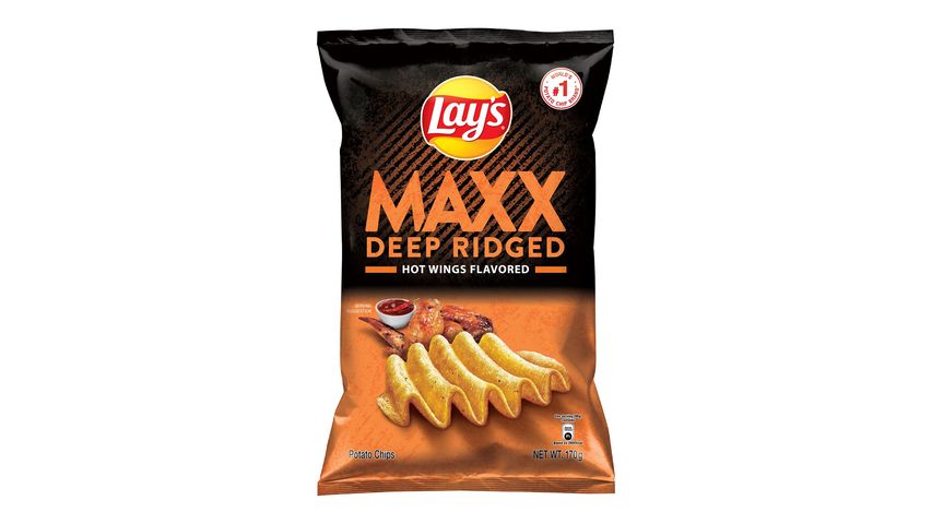 Lay's Maxx Hot Wings Potato Chips 170g delivery near you in Singapore ...