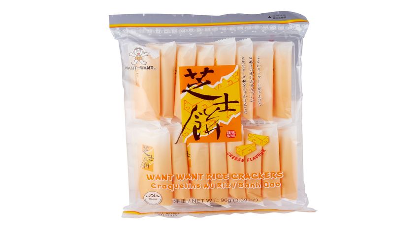 Want Want Cheese Rice Crackers Biscuits 96g delivery near you in ...